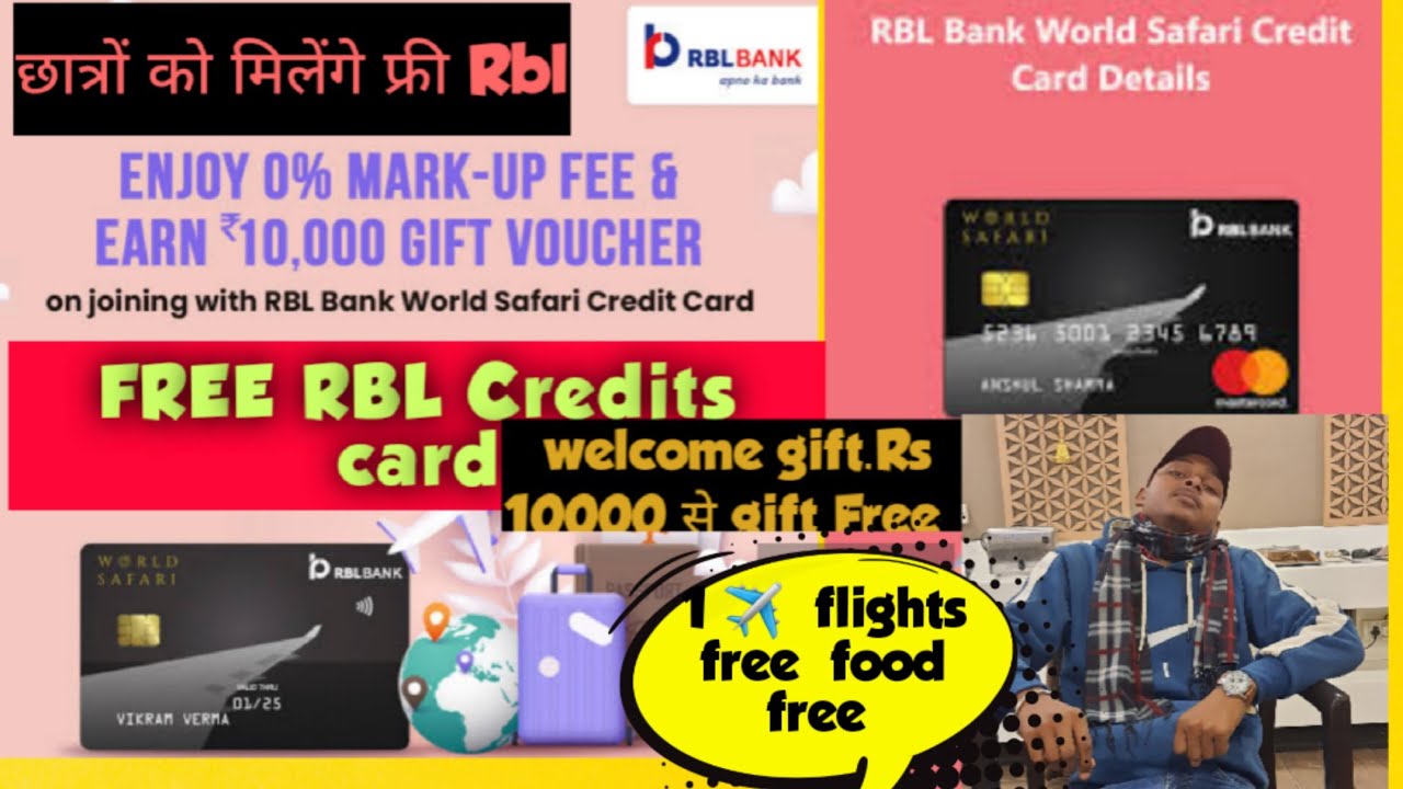 RBL Bank World Safari Credit Card - Check Features & Benefits - YouTube