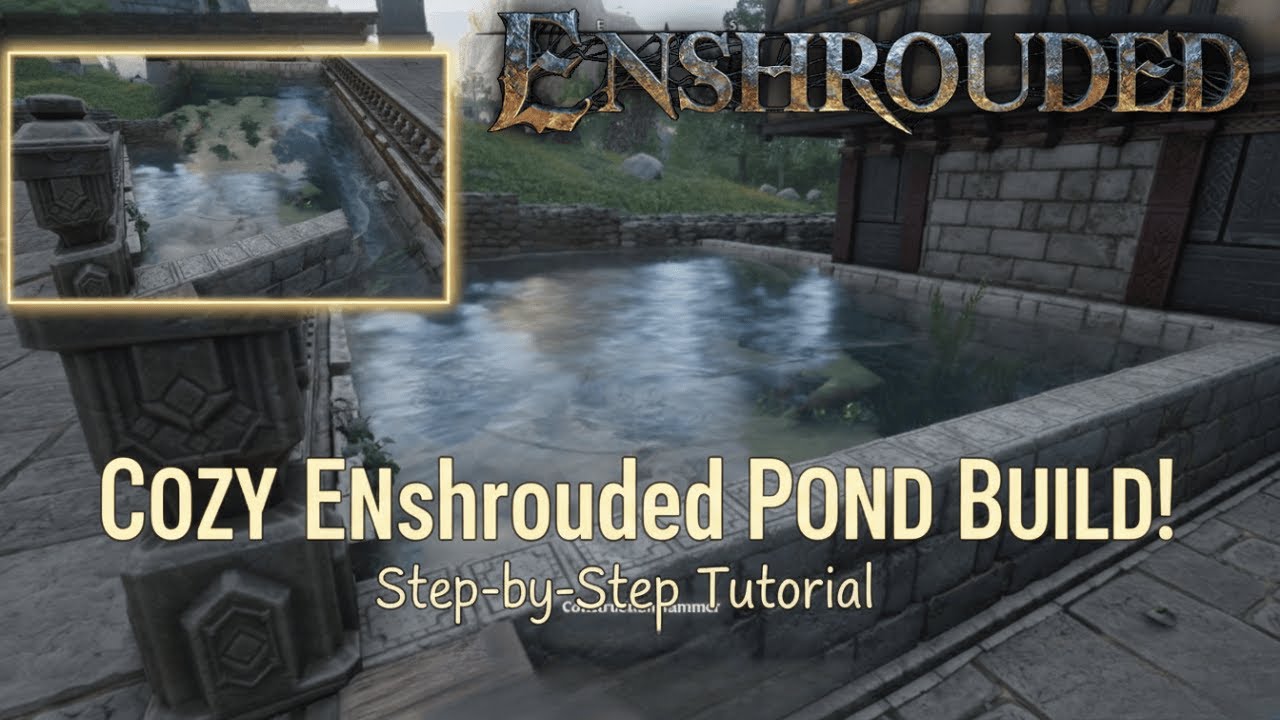 A Cozy Pond Build in Enshrouded | Relaxing Follow-Along - YouTube