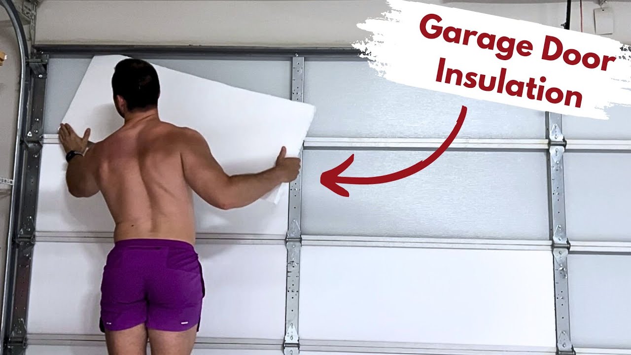 How to Insulate Your Garage Door in 2 Hours | Builds by Maz - YouTube