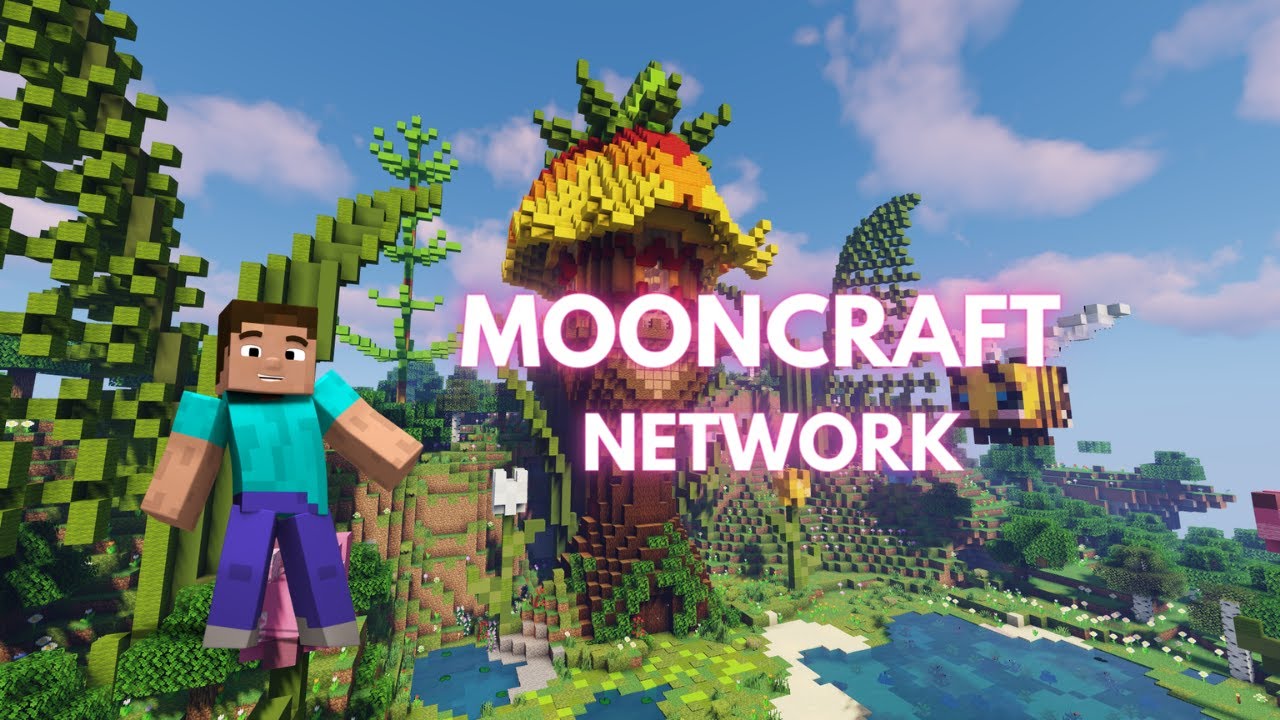 servidor MOONCRAFT NETWORK (review) MINECRAFT - YouTube