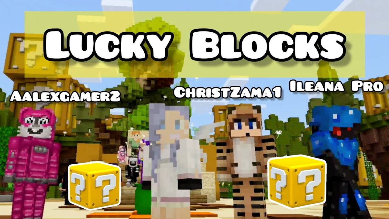 LUCKY BLOCKS MINECRAFT BEDROCK CUBECRAFT GAMES - YouTube