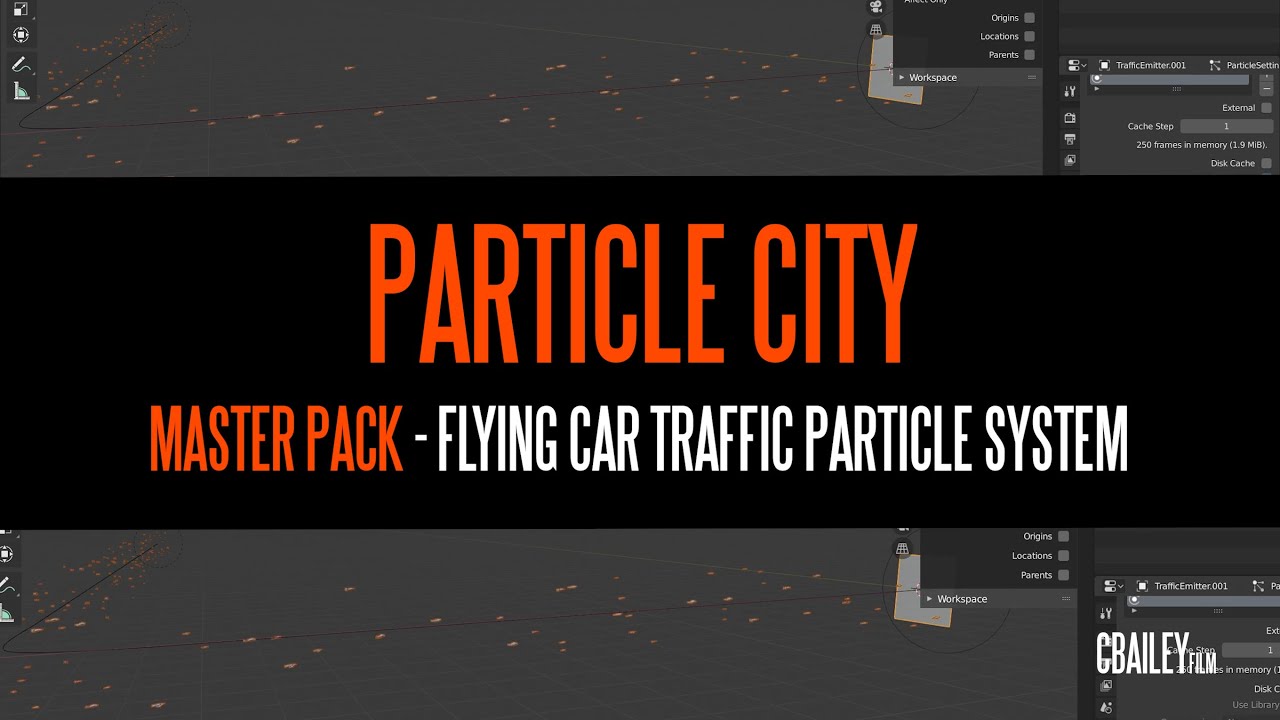 Particle City Master Pack - Flying Car Traffic Particle System - YouTube