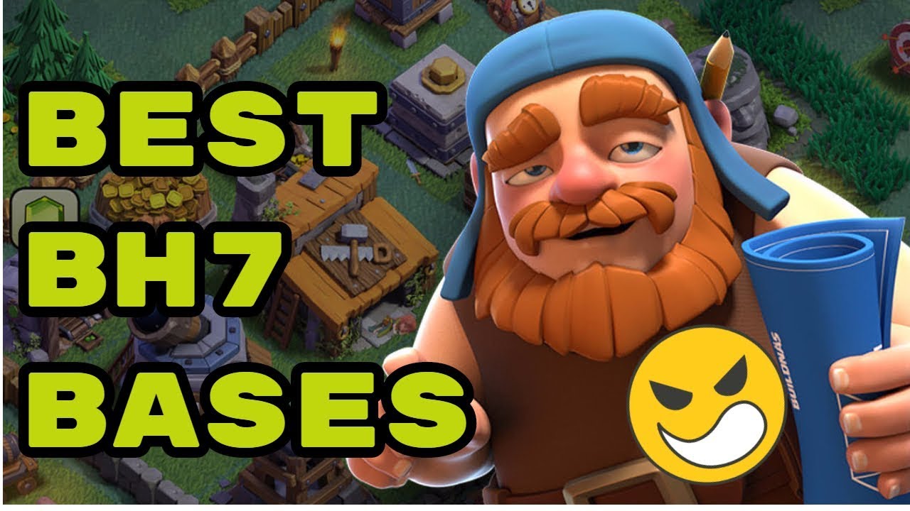 Top 15 BH7 Trophy Pushing Layouts | COC Builder Base | Clash Of Clans ...