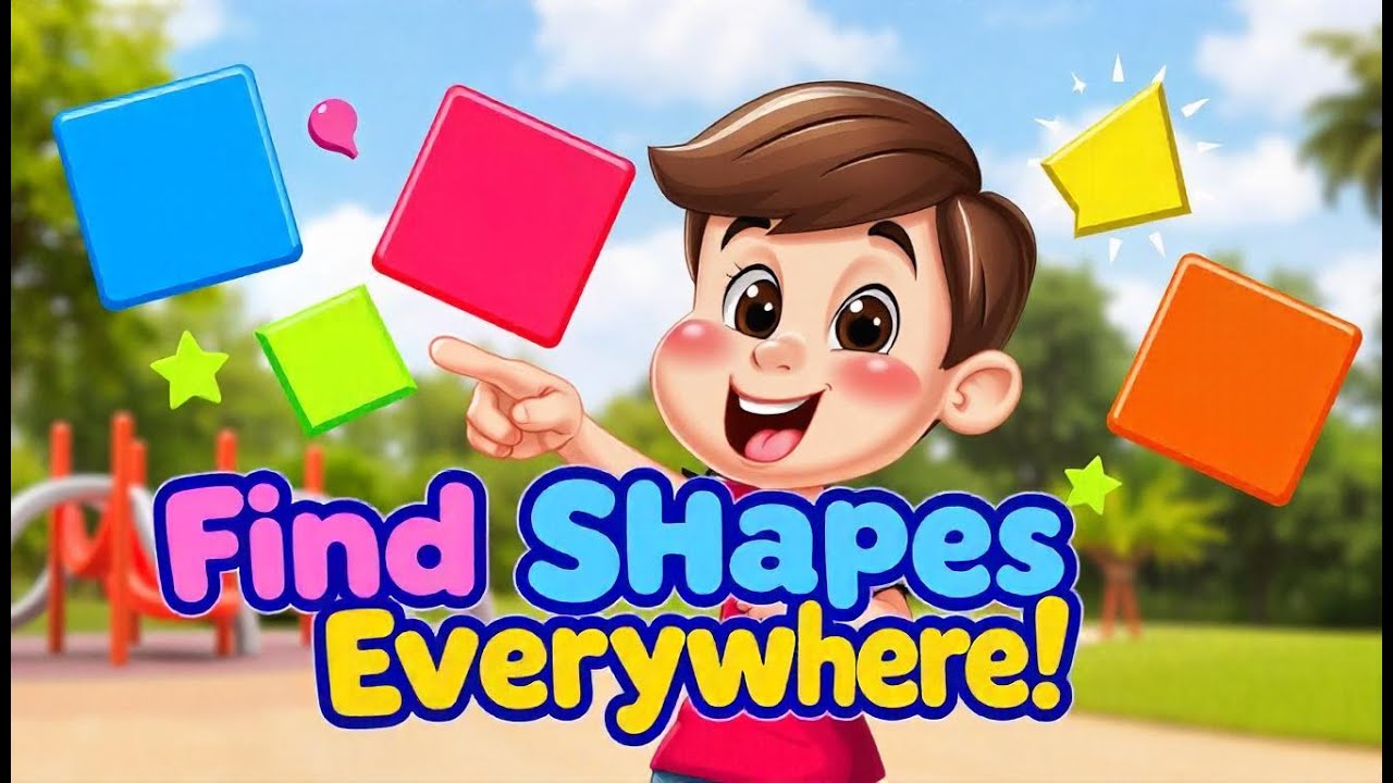 Find Shapes Everywhere: Fun Hunt! #kidslearning #kidsadventure - YouTube