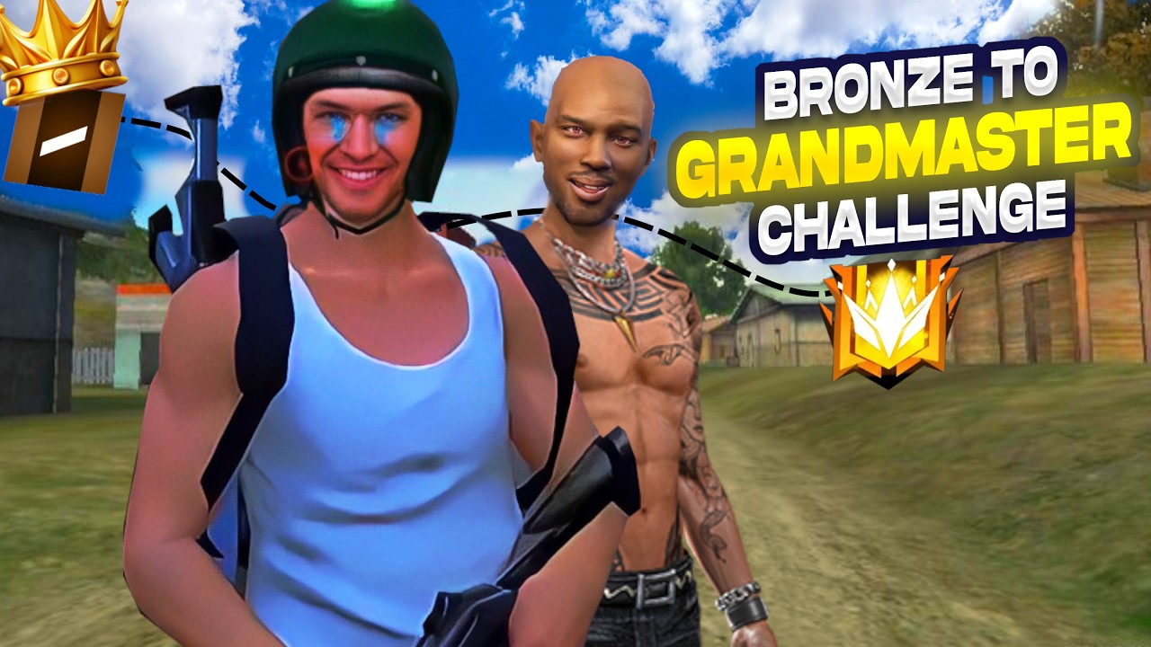 From Bronze to Grandmaster Challenge with No Gun Skins |Journey to ...