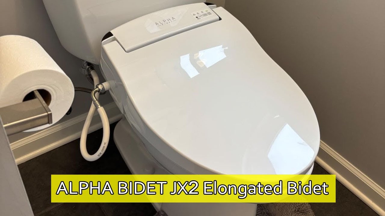 ALPHA BIDET JX2 Elongated Bidet Toilet Seat Review - YouTube