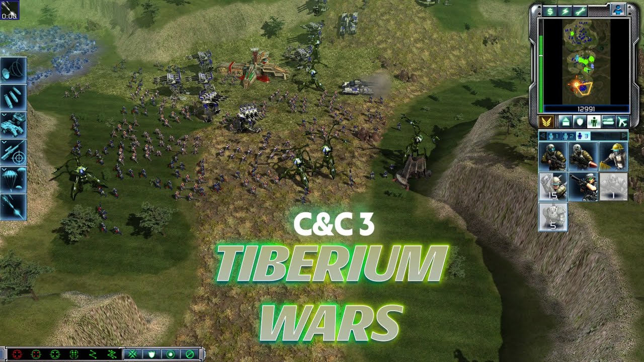 Command & Conquer 3: Tiberium Wars 4K | GDI vs Scrin Brutal - No Mod - Glade Canyon Fight - YouTube