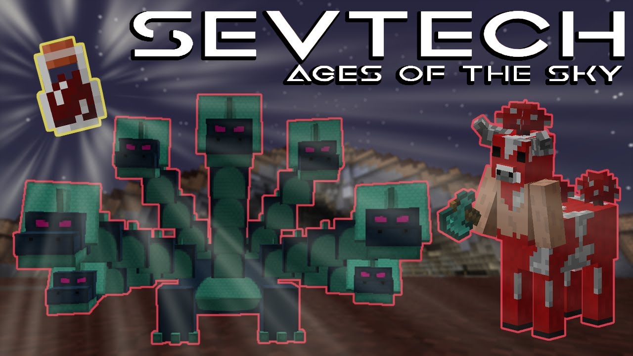 Hydra Fiery Blood | Let's Play SevTech: Ages of the Sky Ep 23 - YouTube