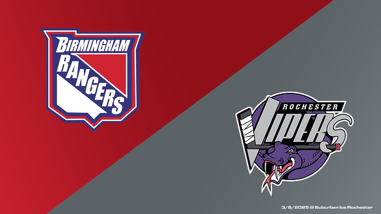 Rangers at Rochester Vipers 3/8/25 - YouTube