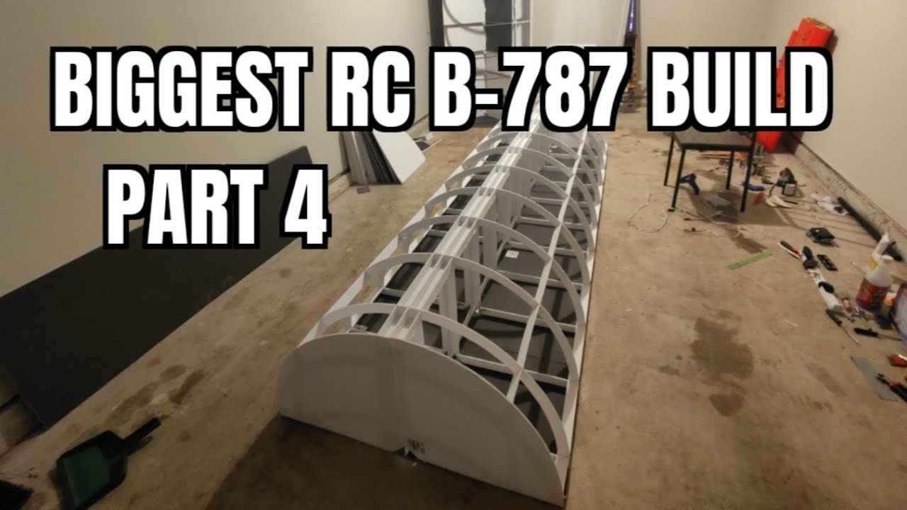 Biggest RC B-787 build part 4 - YouTube