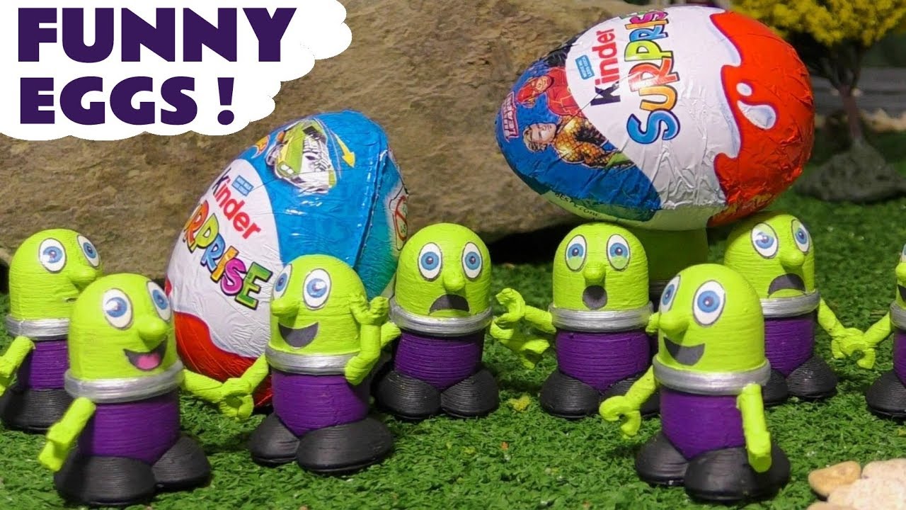 Funny Funlings Stop Motion Egg Hunt with Thomas Train TT4U - YouTube