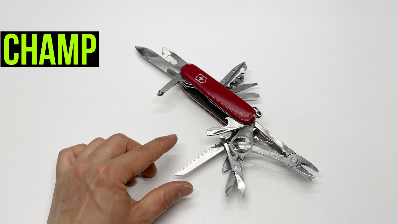 Victorinox SwissChamp, a massive multitool full walkthrough. Is it for ...