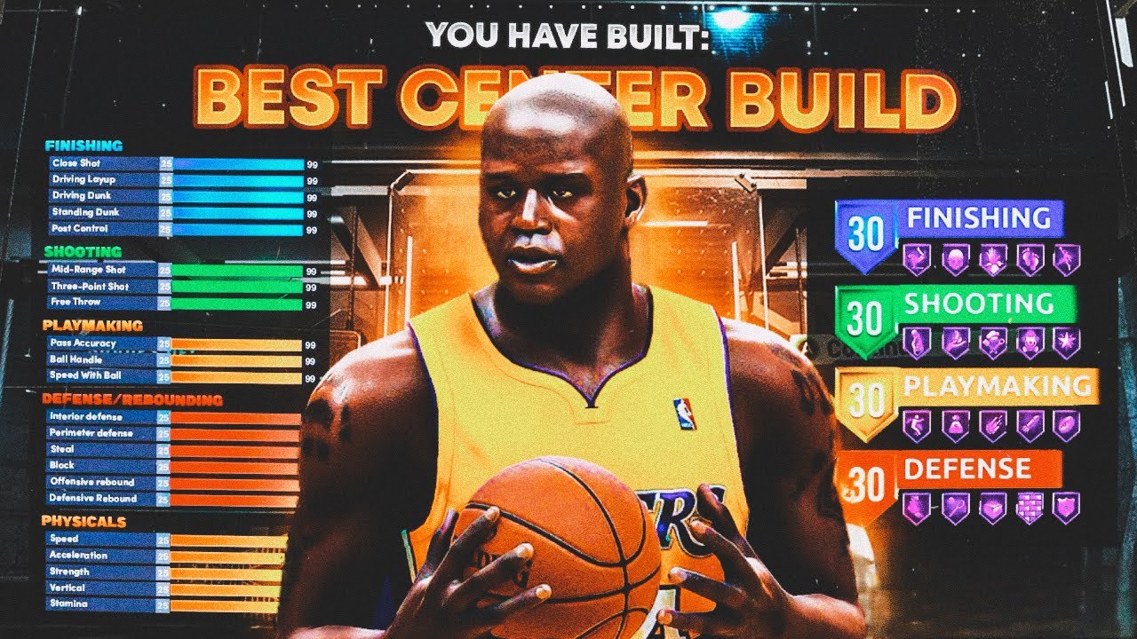 بيلد سنتر 🔥‼️(لل 5v5) | NBA2K25 Best Center Builds - YouTube