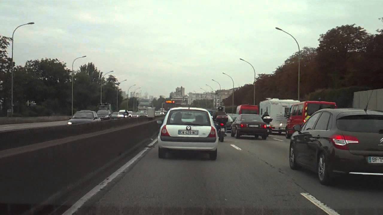 Paris Highway System (les Autoroutes de Paris) - Timelapse - YouTube