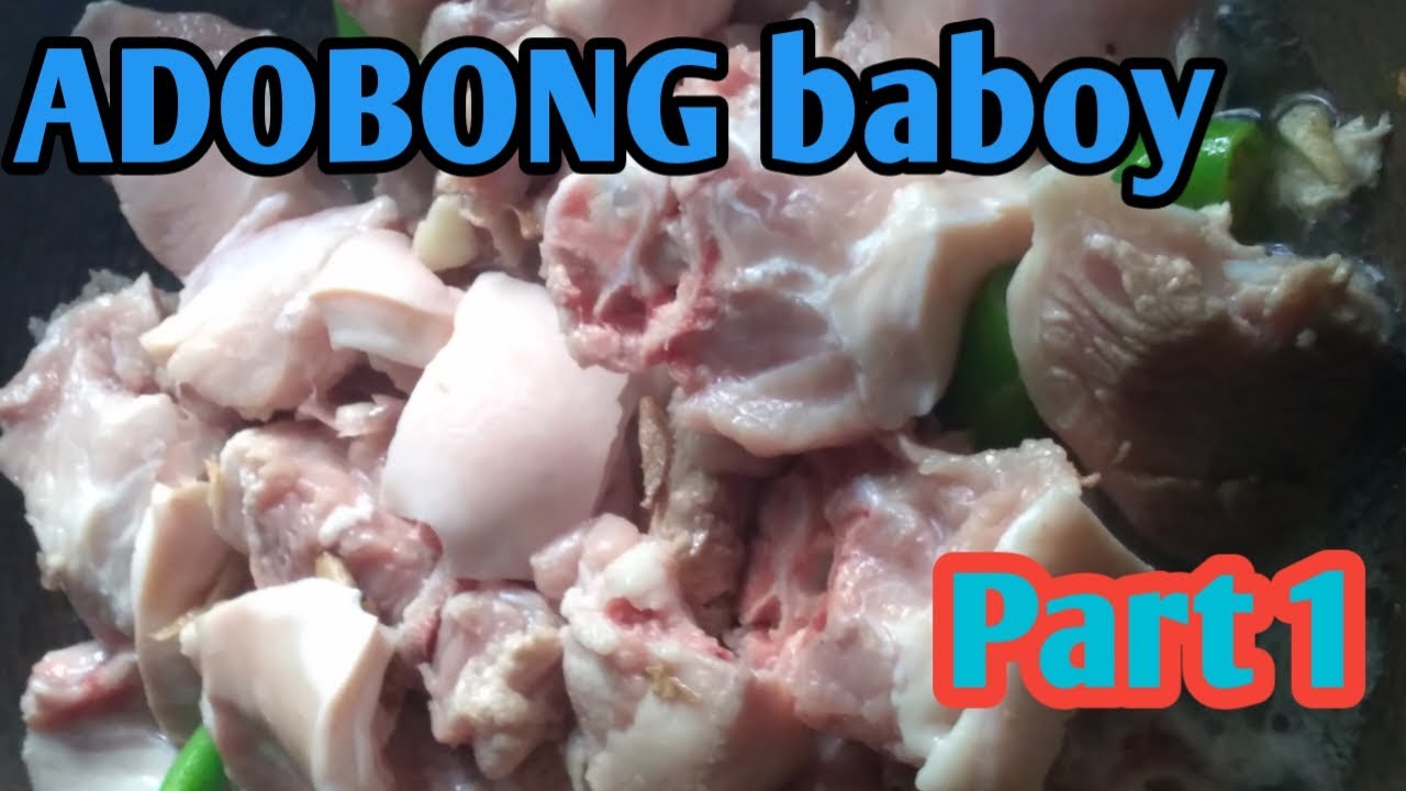 adobong baboy part 1 yummy - YouTube