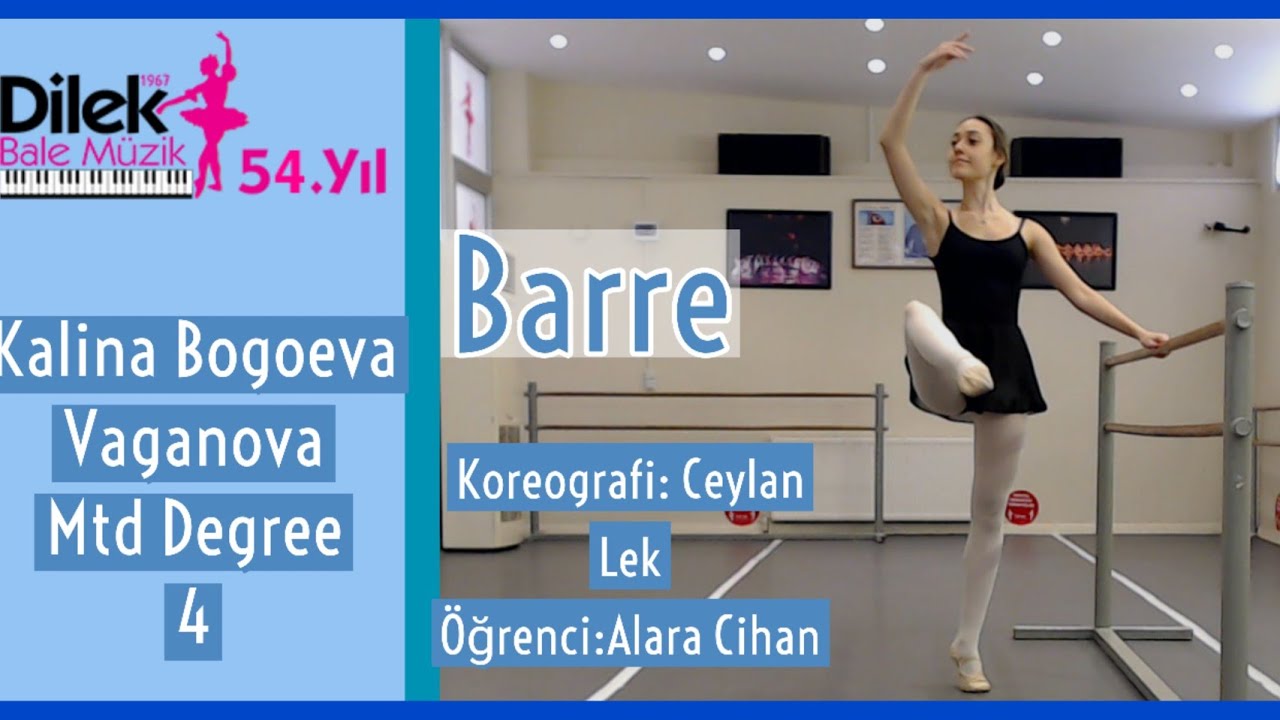 Dilek Bale Vaganova Advanced Barre - YouTube