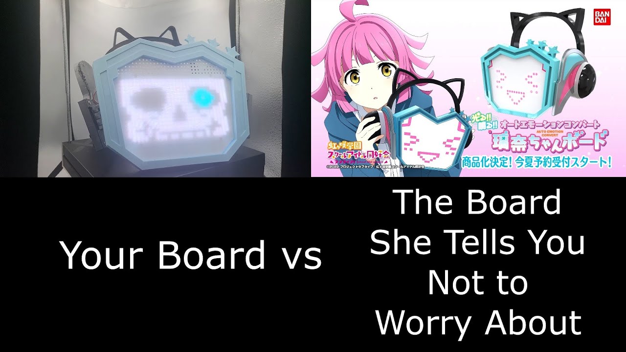 3D Printed Rina-Chan Board V2! Part 1: Time Lapse and Feature ...