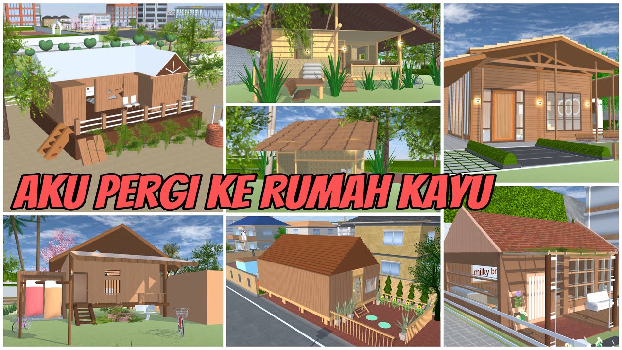 BAGI BAGI ID RUMAH KAYU DI SAKURA - SAKURA SCHOOL SIMULATOR - YouTube