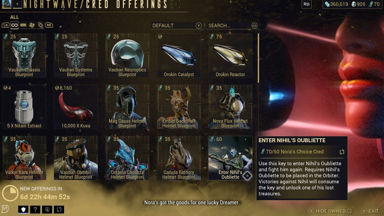 warframe nora's choice reset and teshin steel path reset - YouTube