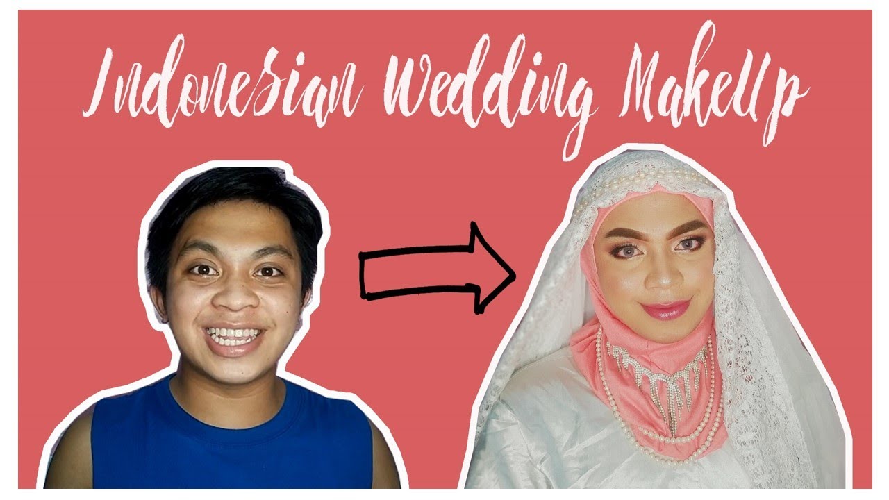 I Tried Indonesian Wedding MakeUp | Makapal siya sis! - YouTube