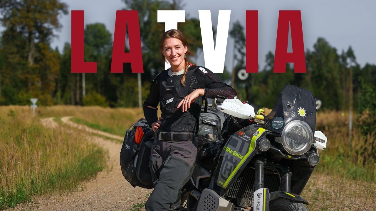 Latvia by Motorcycle: A Solo Adventure | Full Documentary by Off She ...