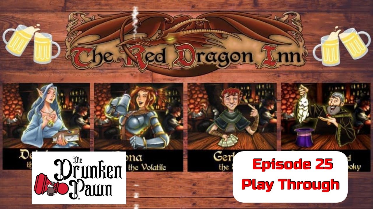 Drunken Pawn - Ep. 25 - Red Dragon Inn - Board Game Play Through - YouTube