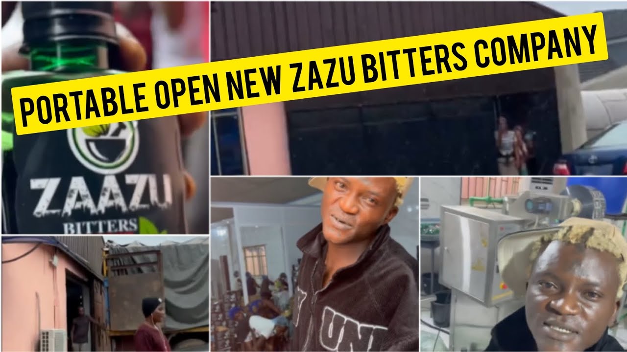 PORTABLE : OPEN NEW ZAZU BITTERS COMPANY AT OGUN STATE NIGERIA - YouTube