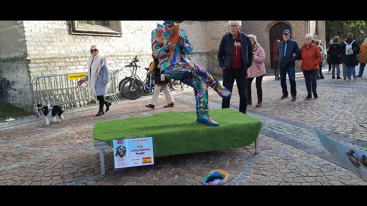 international Live Statue Performers performing their talents in a ...