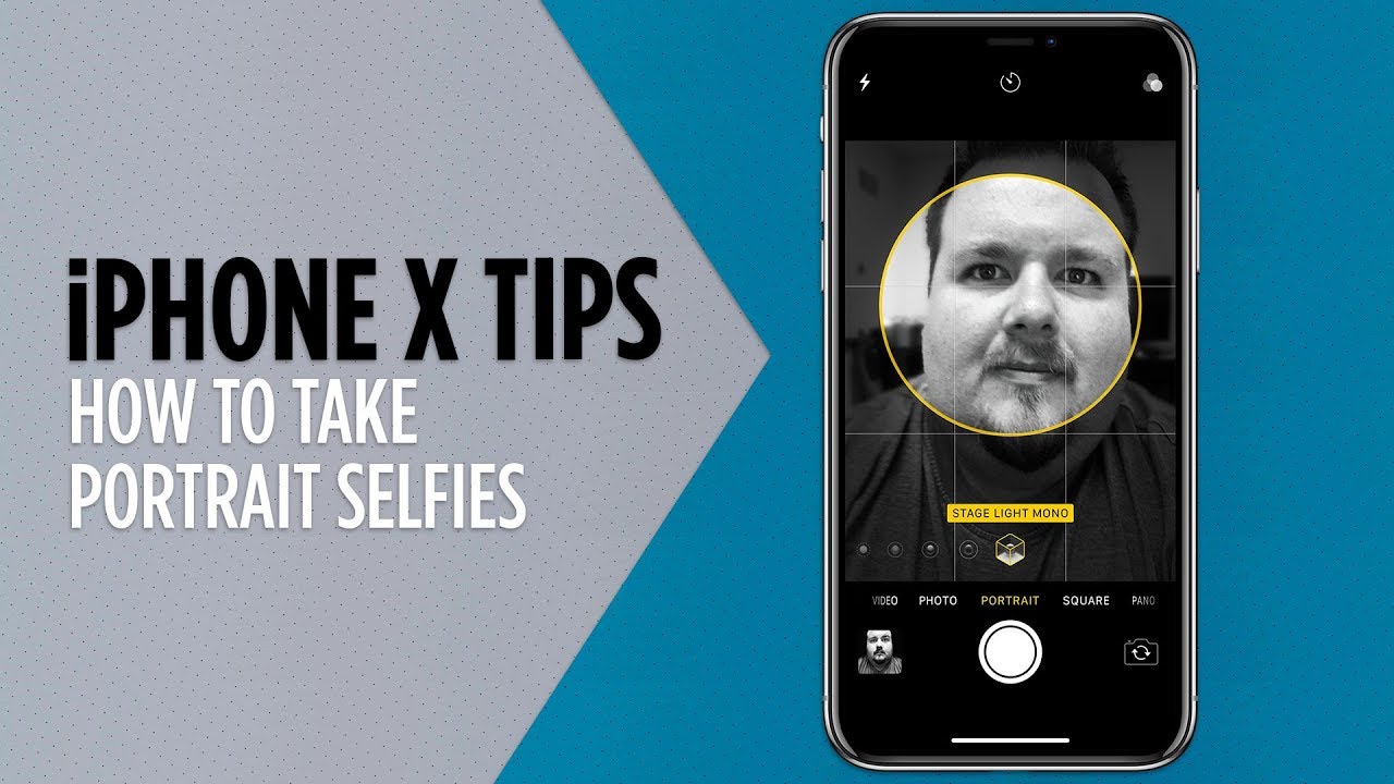 iPhone X Tips - How to Take Portrait Selfies - YouTube