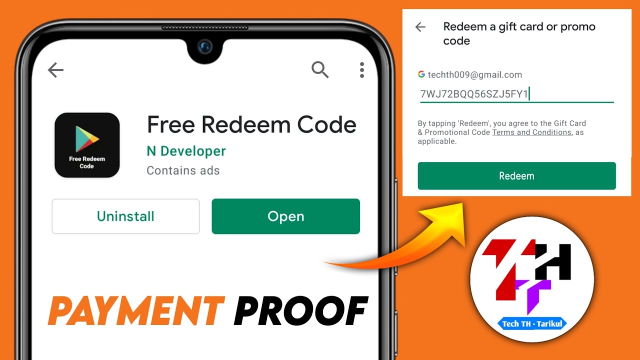 FREE GOOGLE REDEEM CODE EARNING APP ! GET FREE ₹80 REDEEM CODE #techth ...