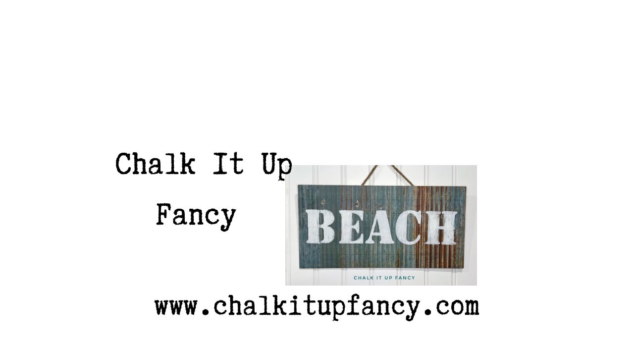 DIY Corrigated Metal Tissue Paper Sign Idea - YouTube