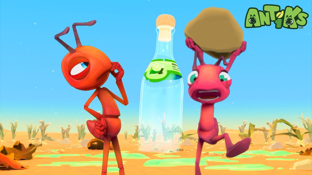 🚀 Joey and Boo Fly to Space in a Green Bottle! 🪐| ANTIKS | Kids TV ...