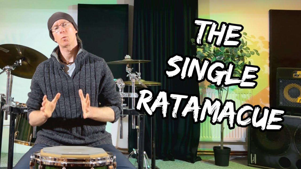 The Single Ratamacue Rudiment | Drum Lesson - YouTube