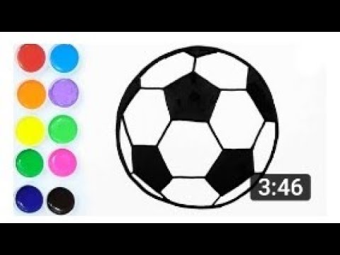 Bolajon uchun koptok rasmi chizish Нарисуйте шар из бумаги ребенку ...