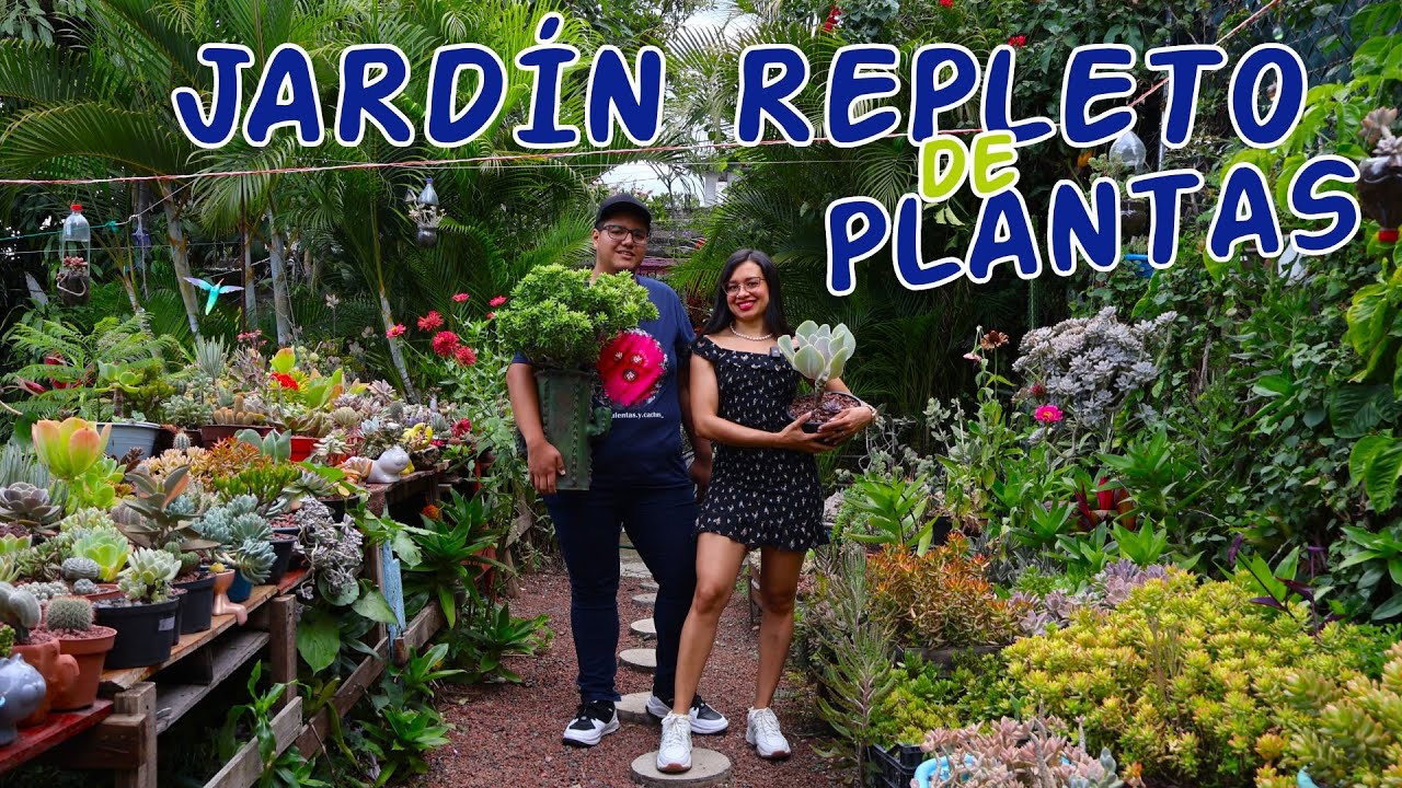 Joven con solo 21 años nos muestra su jardín de más de 1000 PLANTAS ...