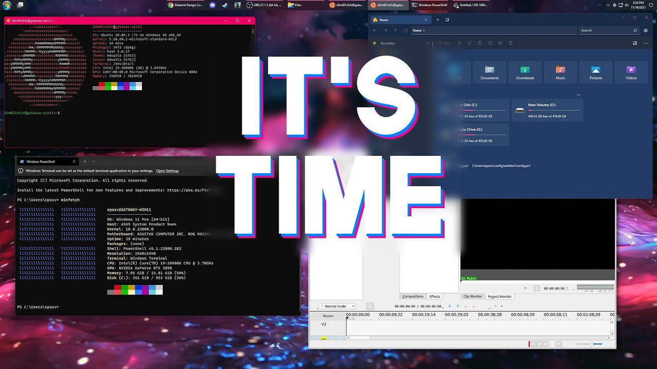 This is the way to control Windows 11... the LINUX way? - YouTube