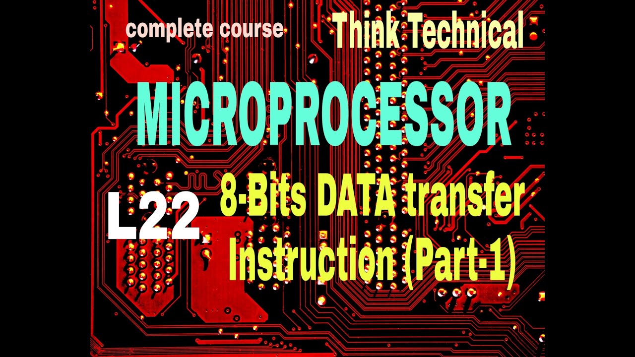 L22 8-Bits DATA transfer Instructions (Part-1) - YouTube