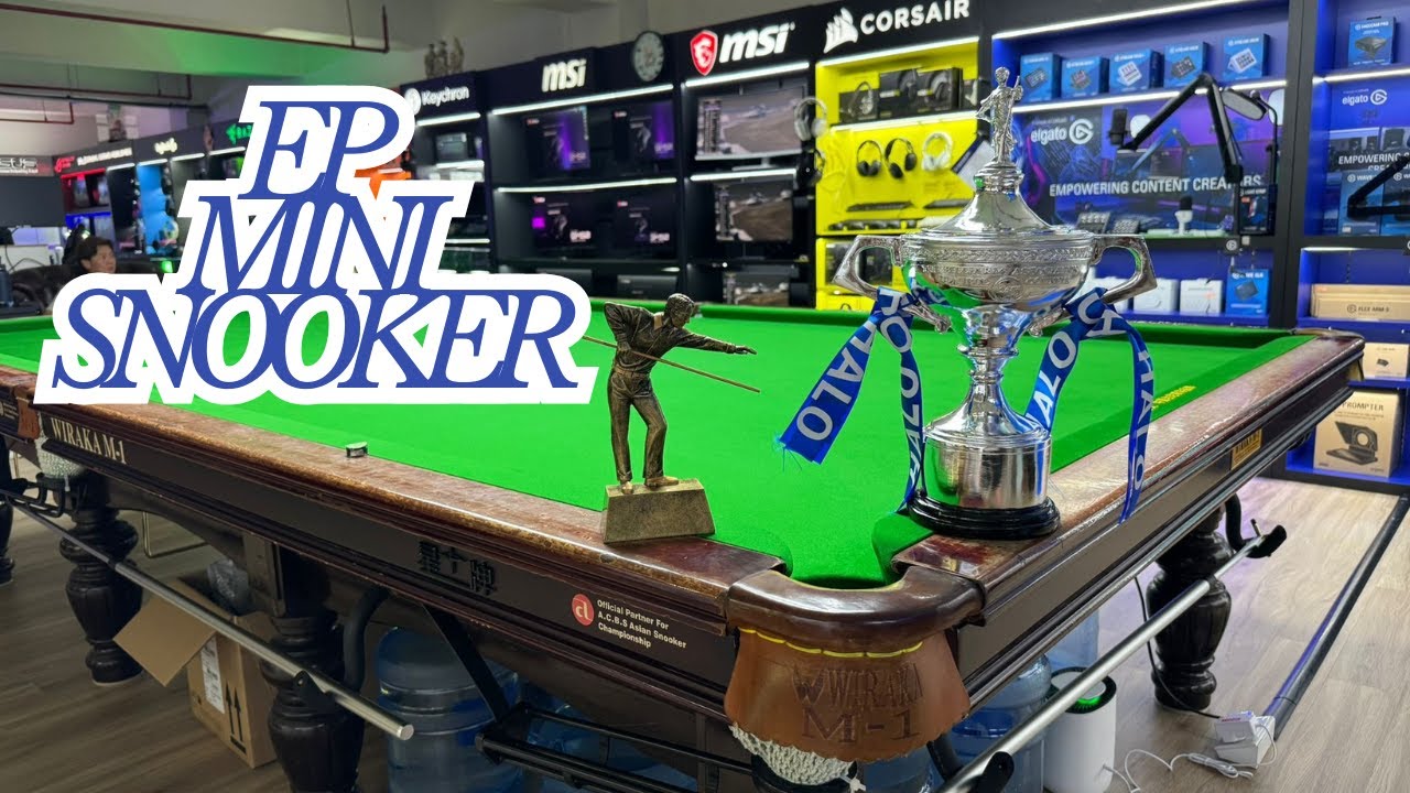 EP Mini Snooker with AI System - UPPER BRACKET ROUND 2 - YouTube