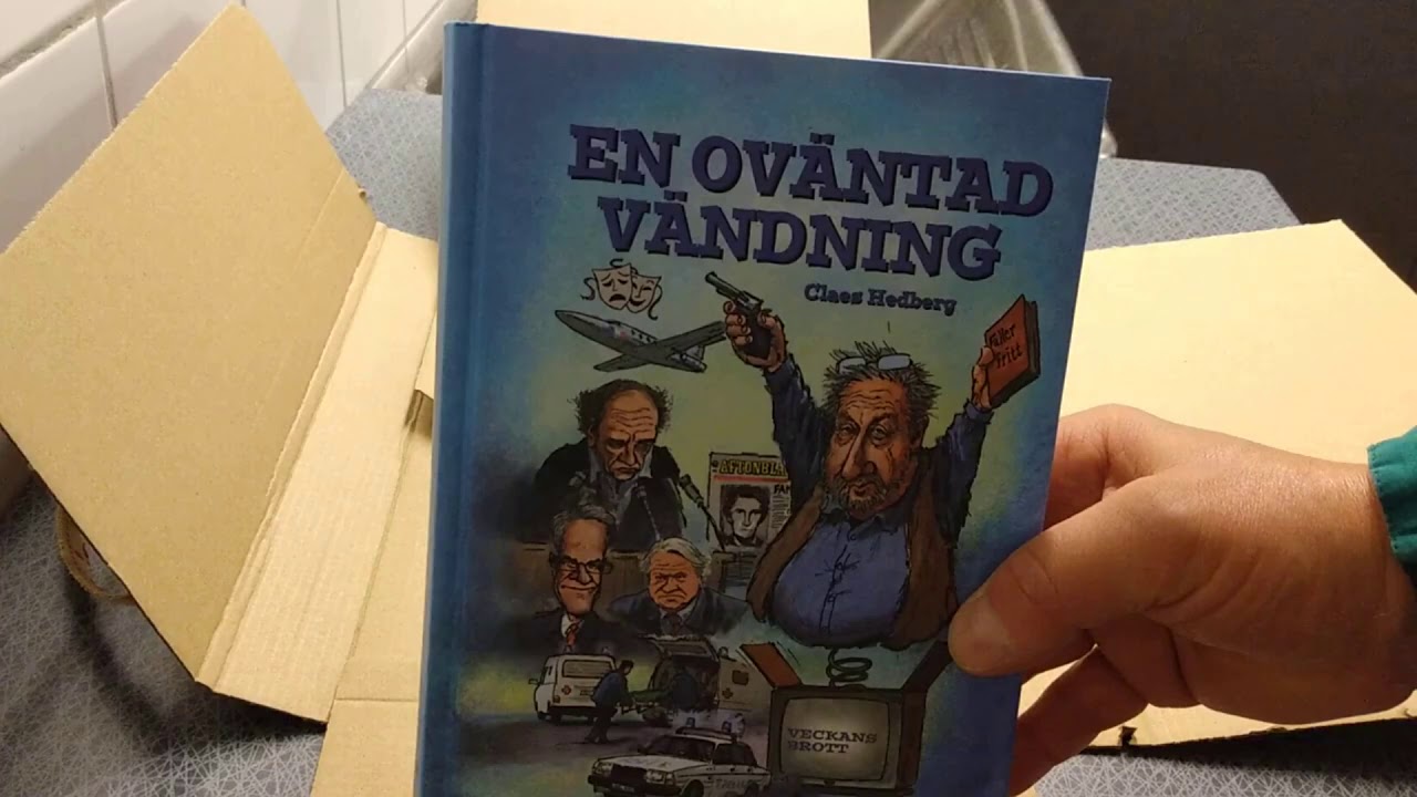 Unboxing boken "En oväntad vändning" av Claes Hedberg - YouTube