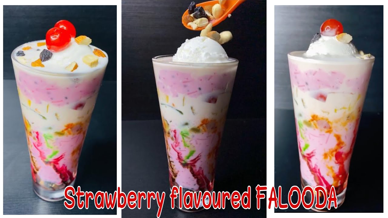 falooda recipe/perfect tasty falooda mix /Home made falooda - YouTube