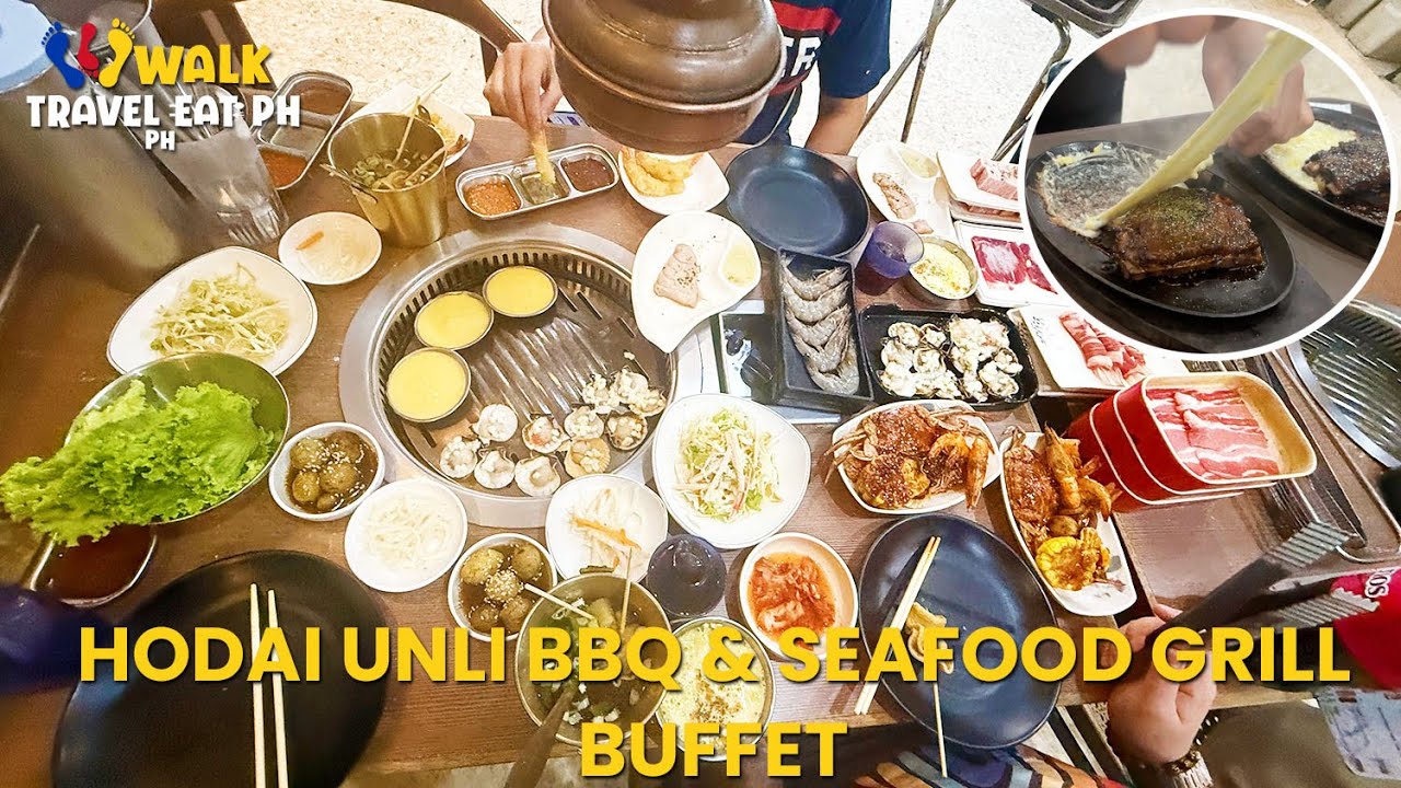 HODAI Unli BBQ & Seafood Grill Buffet - YouTube