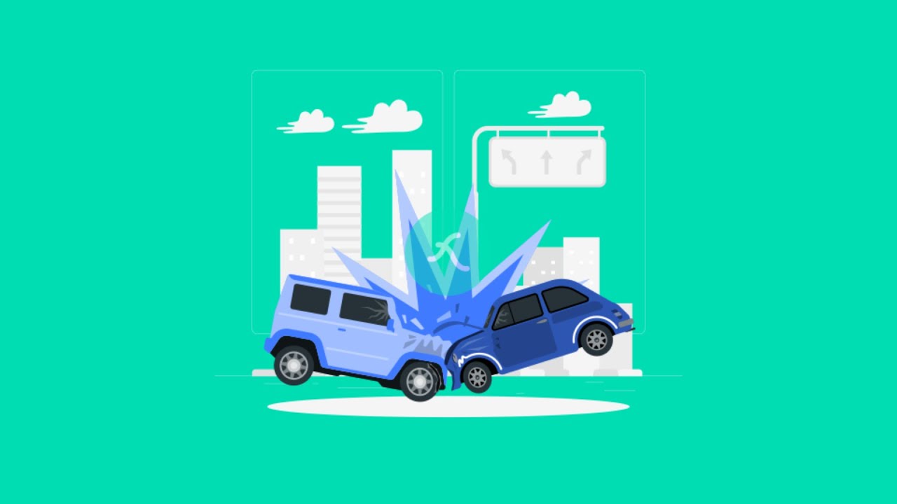 Car crash Lottie JSON animation - YouTube
