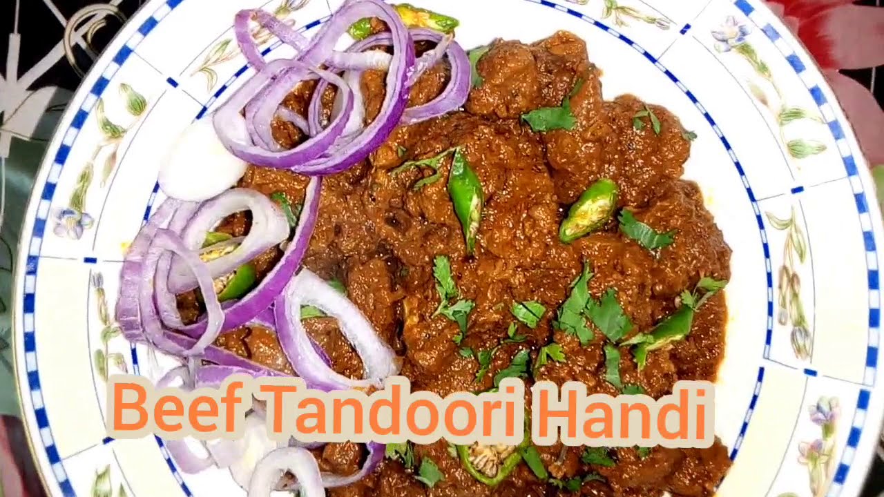 Beef Tandoori Handi | Cooking n Baking Expert - YouTube
