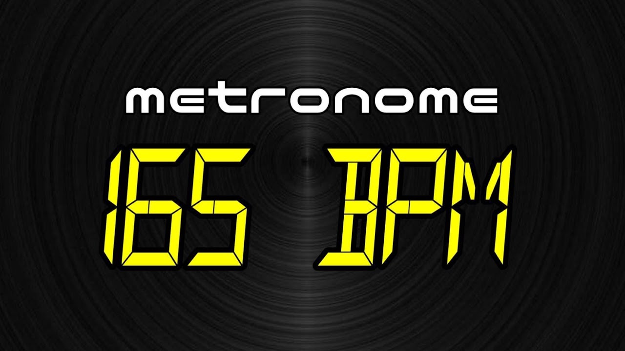 metronome 165 BPM - YouTube