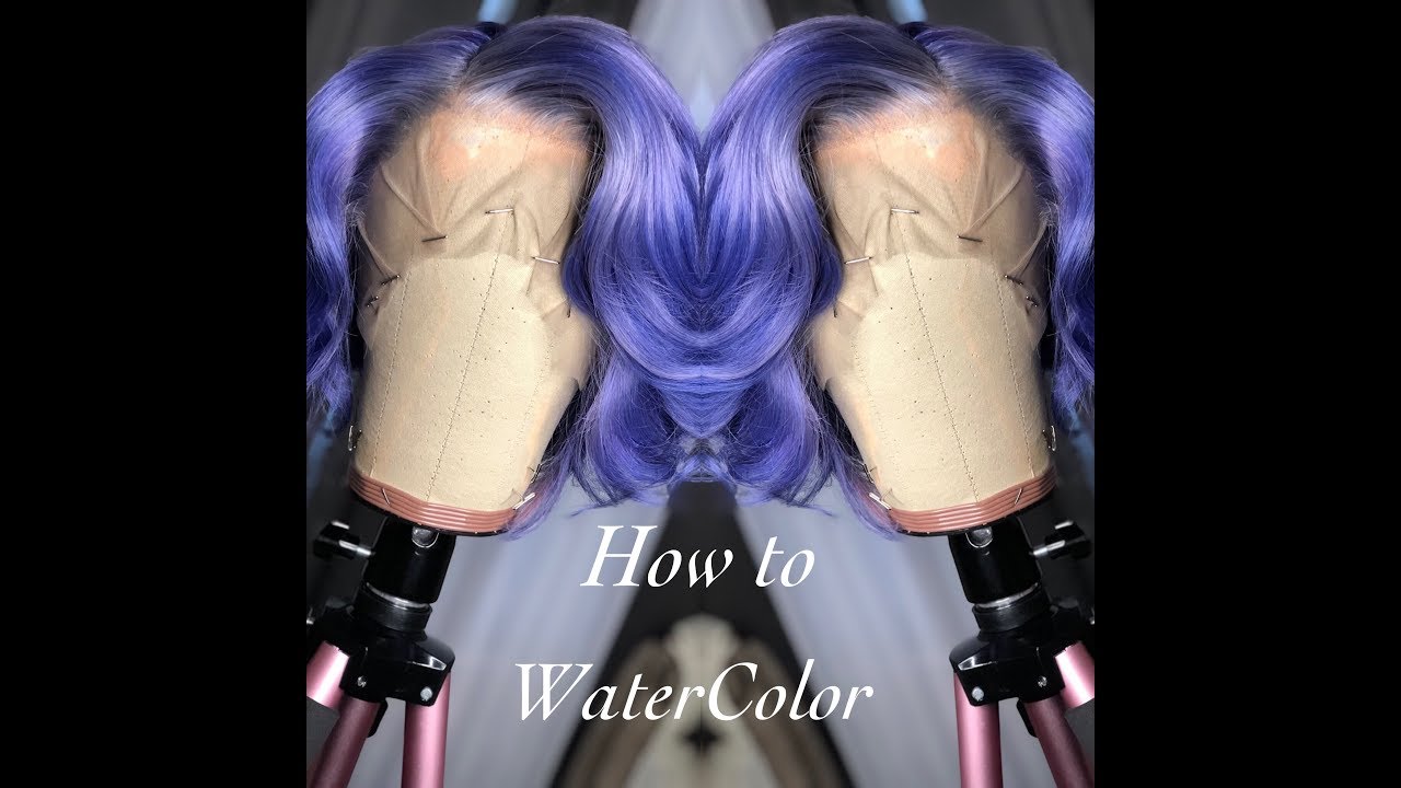 Periwinkle hair tutorial - YouTube