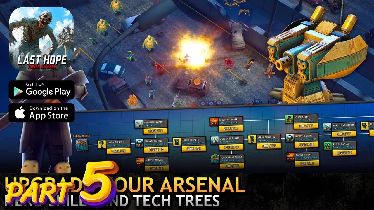 Last Hope TD - Tower Defense: Gameplay Part 5 - Tackle a New Hard Map ...