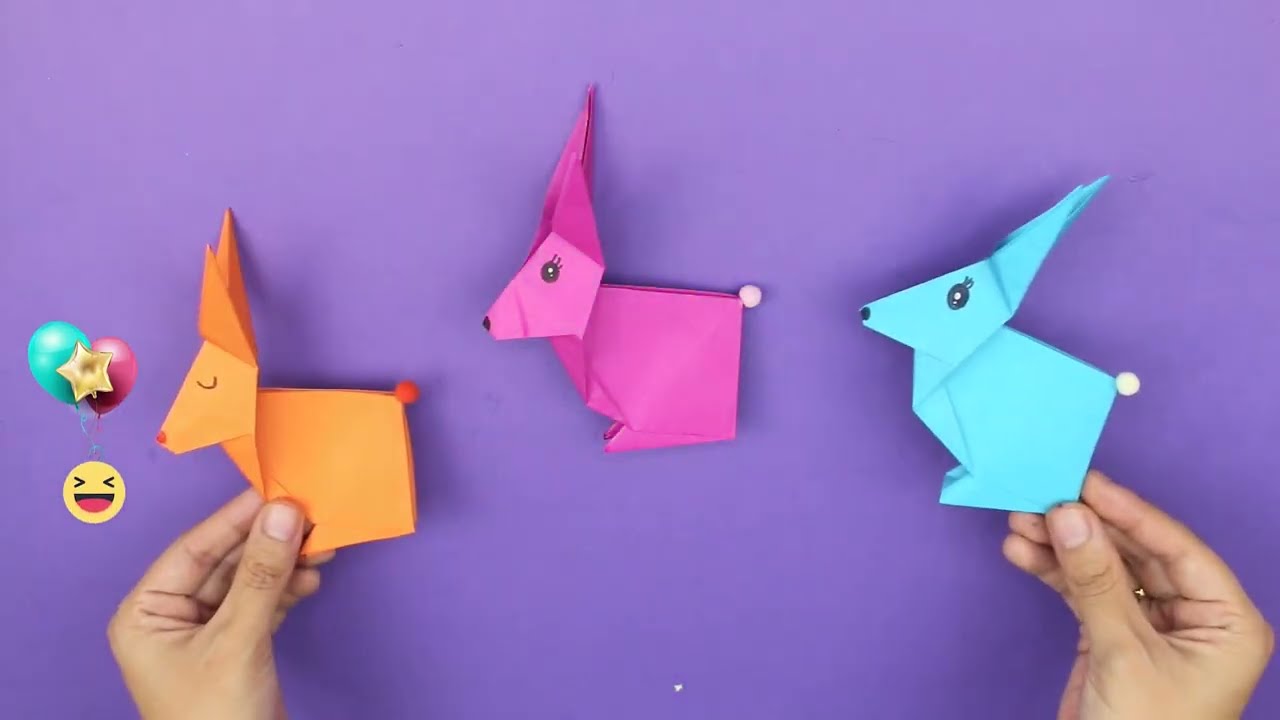 Como hacer conejos de papel 🐇 - Conejos de origami |Partypop DIY🎉| - YouTube