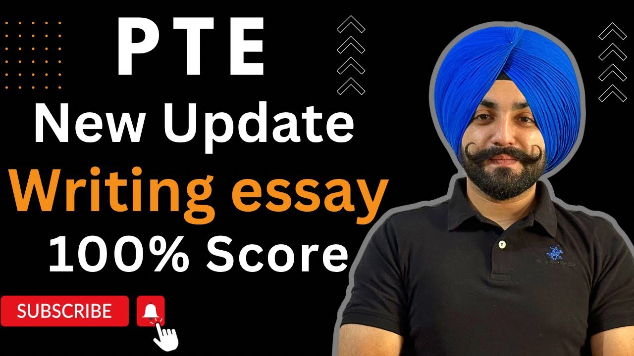 PTE writing essay template new updates ( Gurwinder Sir ) - YouTube