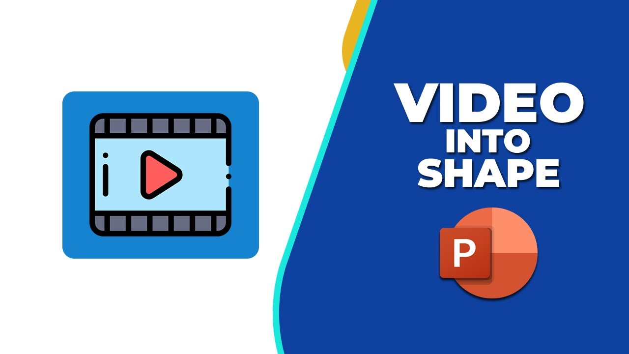 How to insert a video into a shape in PowerPoint - YouTube
