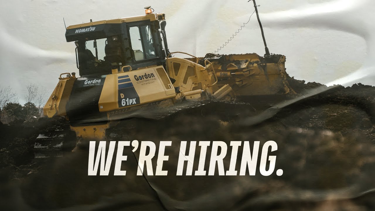 We're Hiring | Gordon Contracting - YouTube